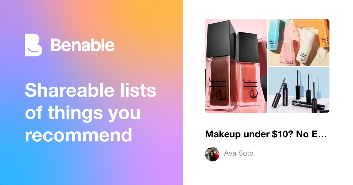 Makeup under $10? No E.L.Fing Problem!