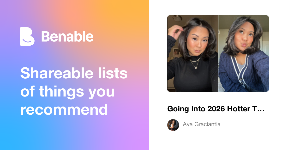 Going Into 2026 Hotter Than Ever - Face/Hair Products