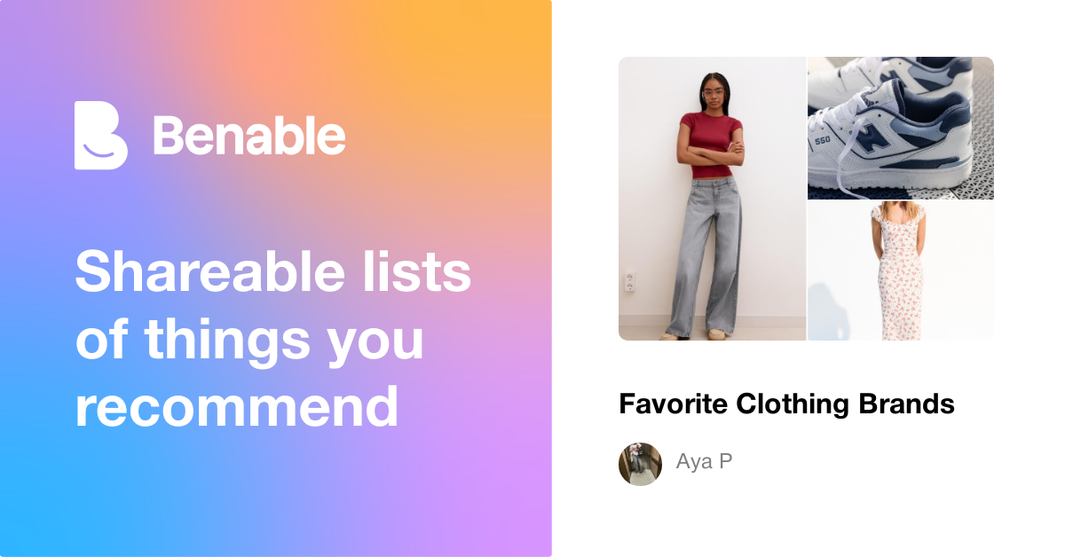Favorite Clothing Brands