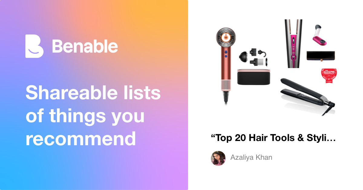 “Top 20 Hair Tools & Styling Essentials for Smooth, Healthy, Trendy ...