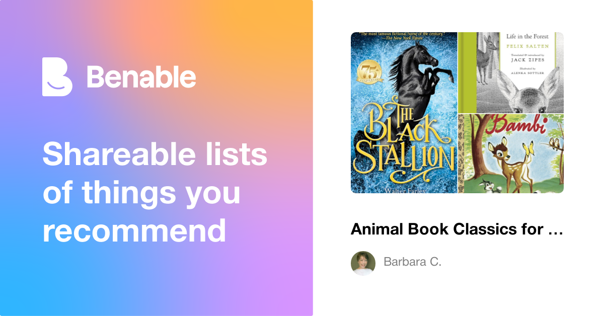 Animal Book Classics for Children