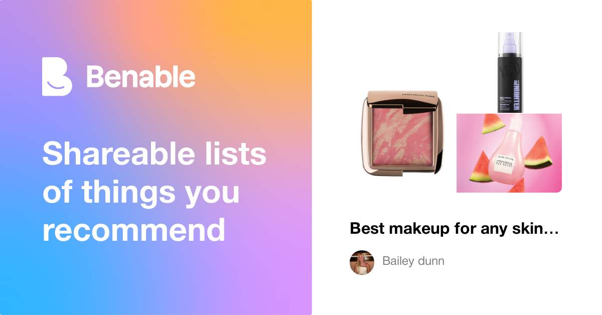 Best makeup for any skin type
