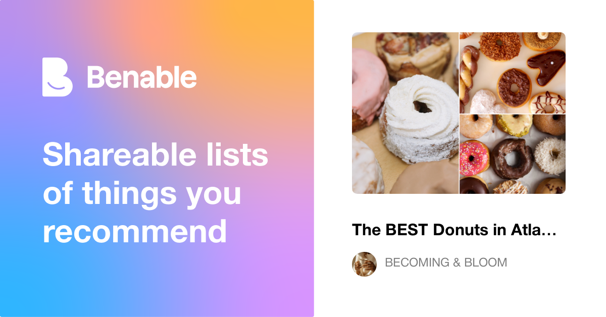The BEST Donuts in Atlanta!