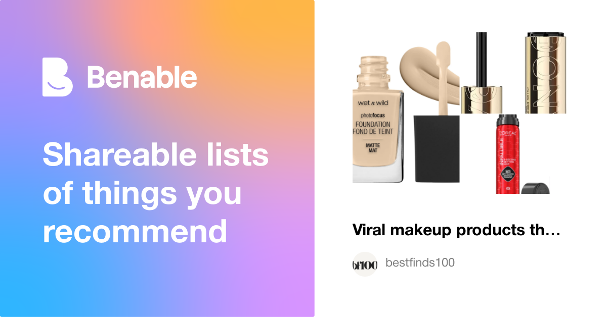 Viral makeup products that you need to try!