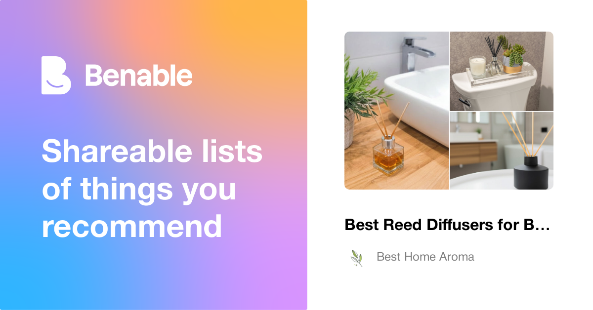 Best Reed Diffusers for Bathroom Freshness