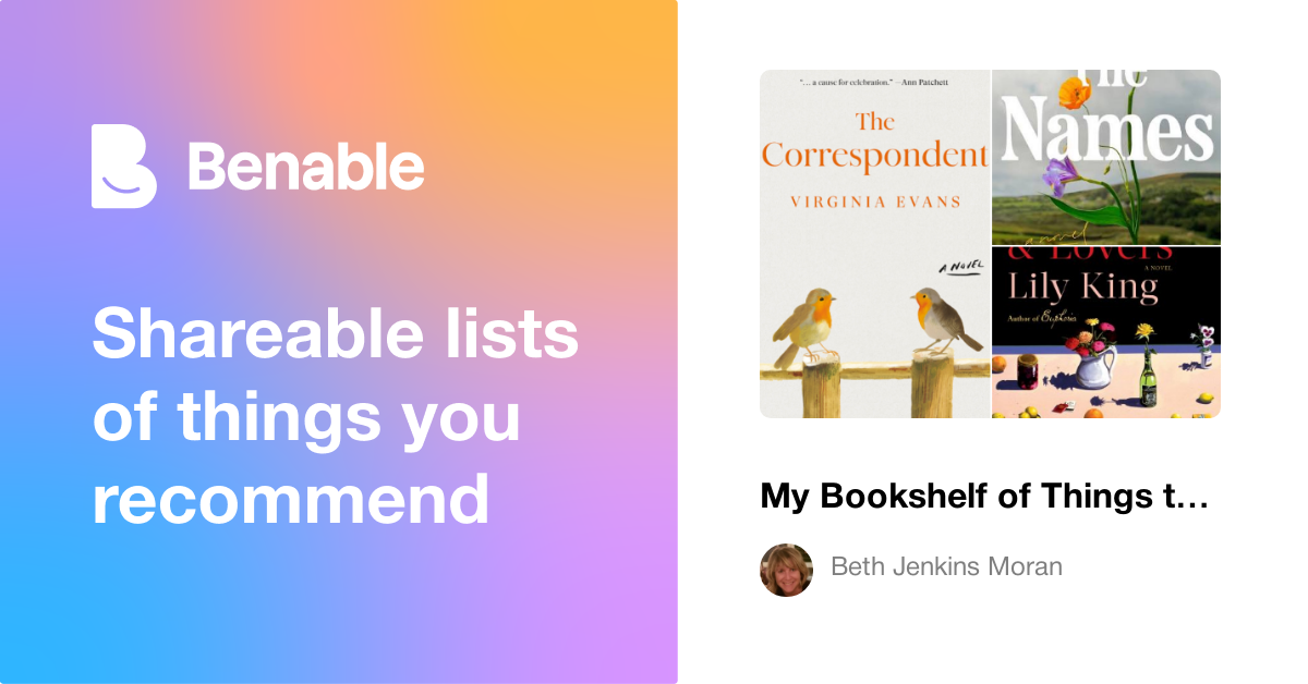 My Bookshelf of Things to Read