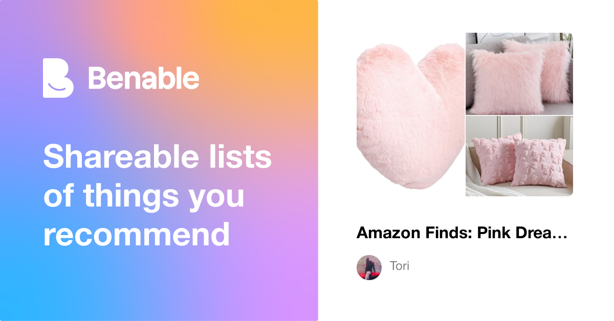 Amazon Finds: Pink Dreams & Cozy Things