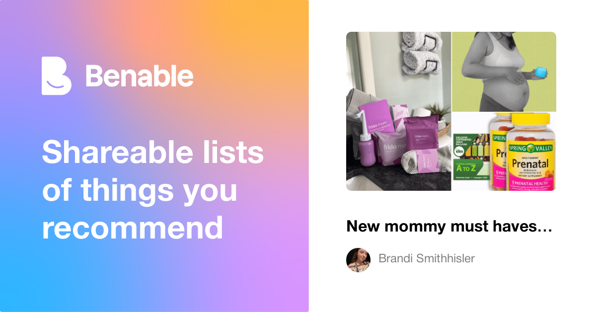 New mommy must haves - mommy edition!