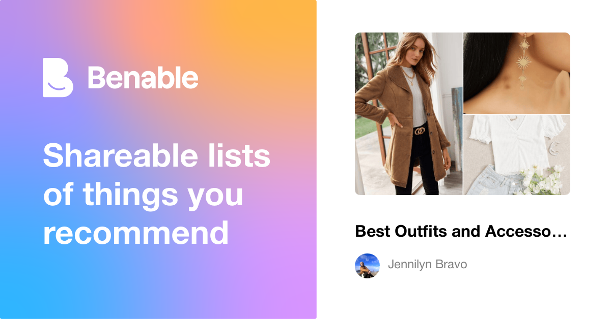 Best Outfits and Accessories!