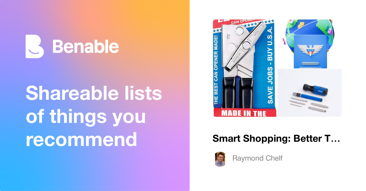 Better Than Average: common products