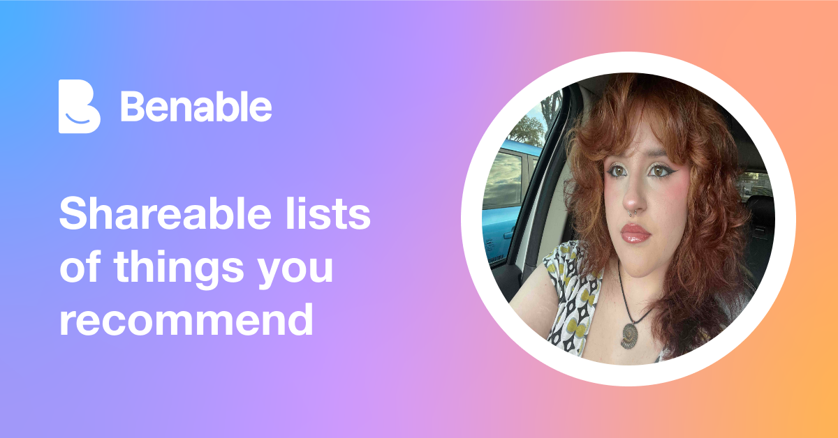 Everything @carscakedface (Caroline Boothe) recommends - Benable