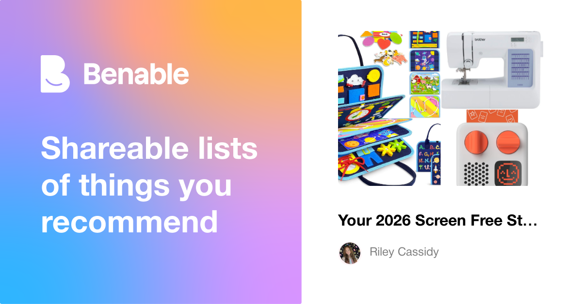 Your 2026 Screen Free Starter Kit as a Mom