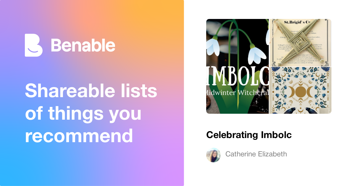 Celebrating Imbolc 🕯️