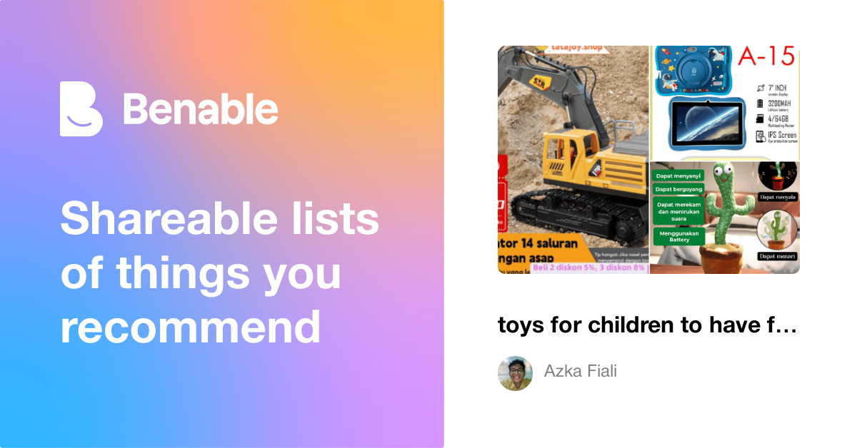 toys for children to have fun
