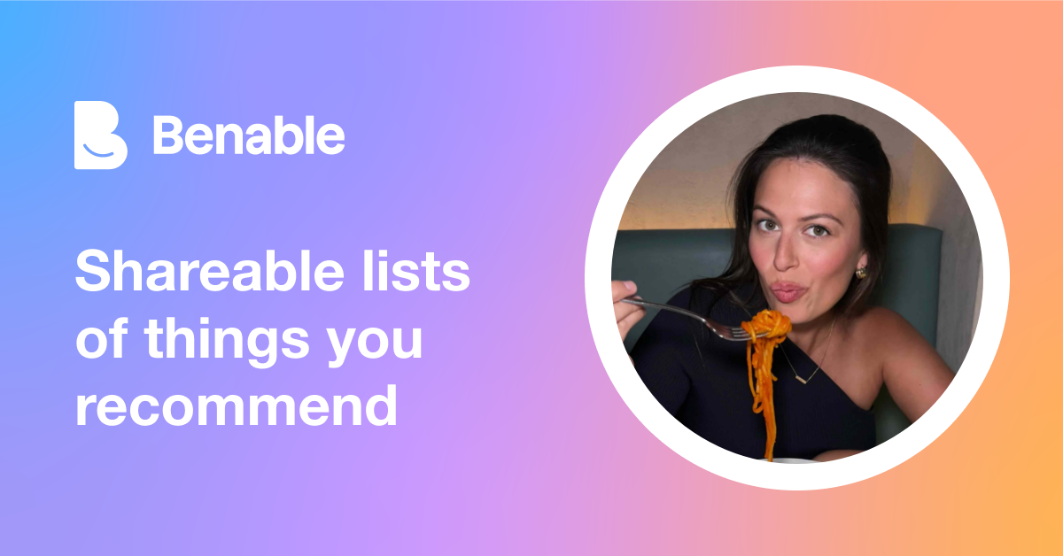 Everything @chefslick (Nicole Papalambros) recommends - Benable
