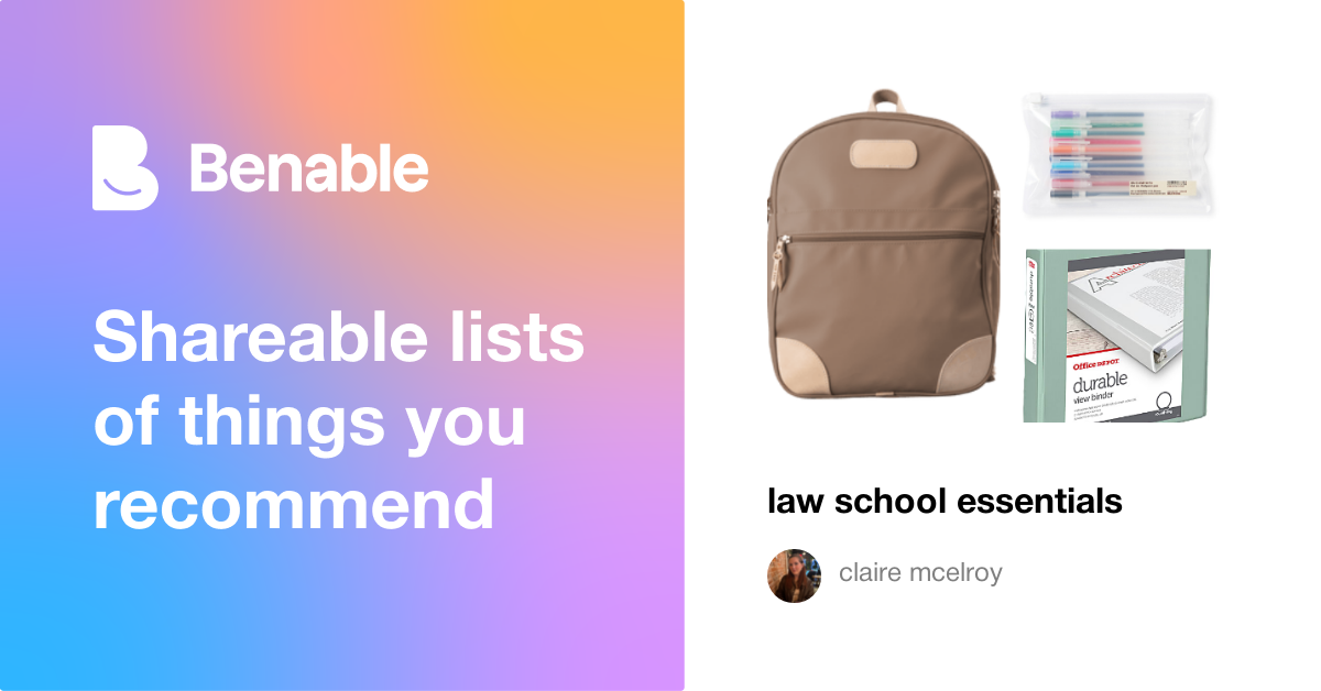 law school essentials 👩‍⚖️