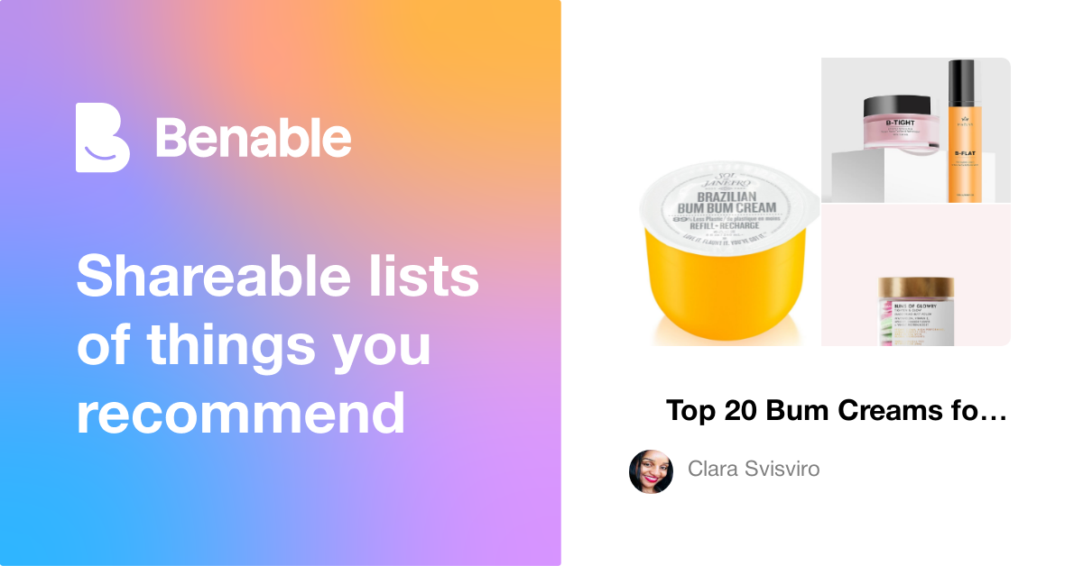 🍑 Top 20 Bum Creams for Tight Skin & Curves