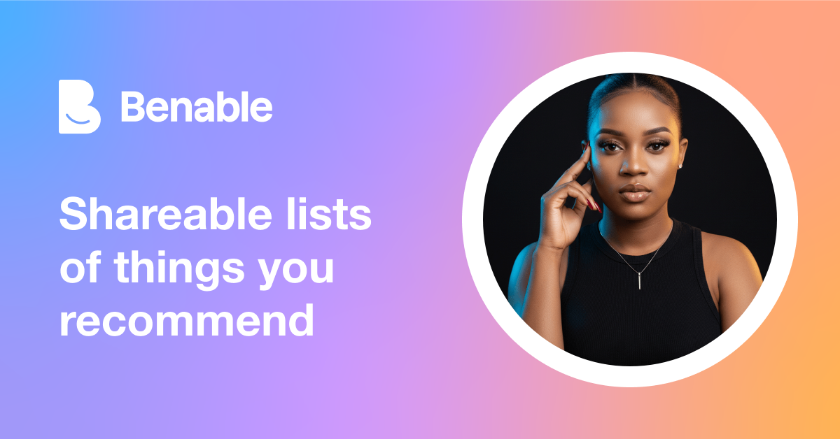 Everything @clicks (Theresa Shinaka) recommends - Benable