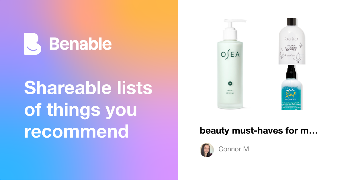 beauty must-haves for mermaids