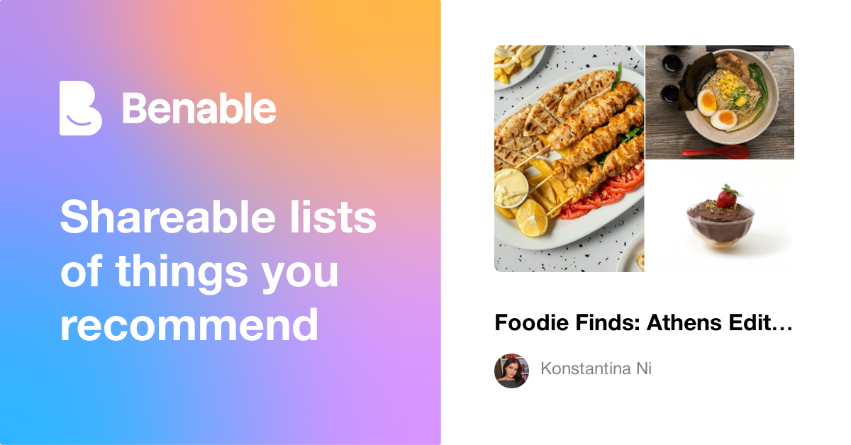 Favorite food places in Athens