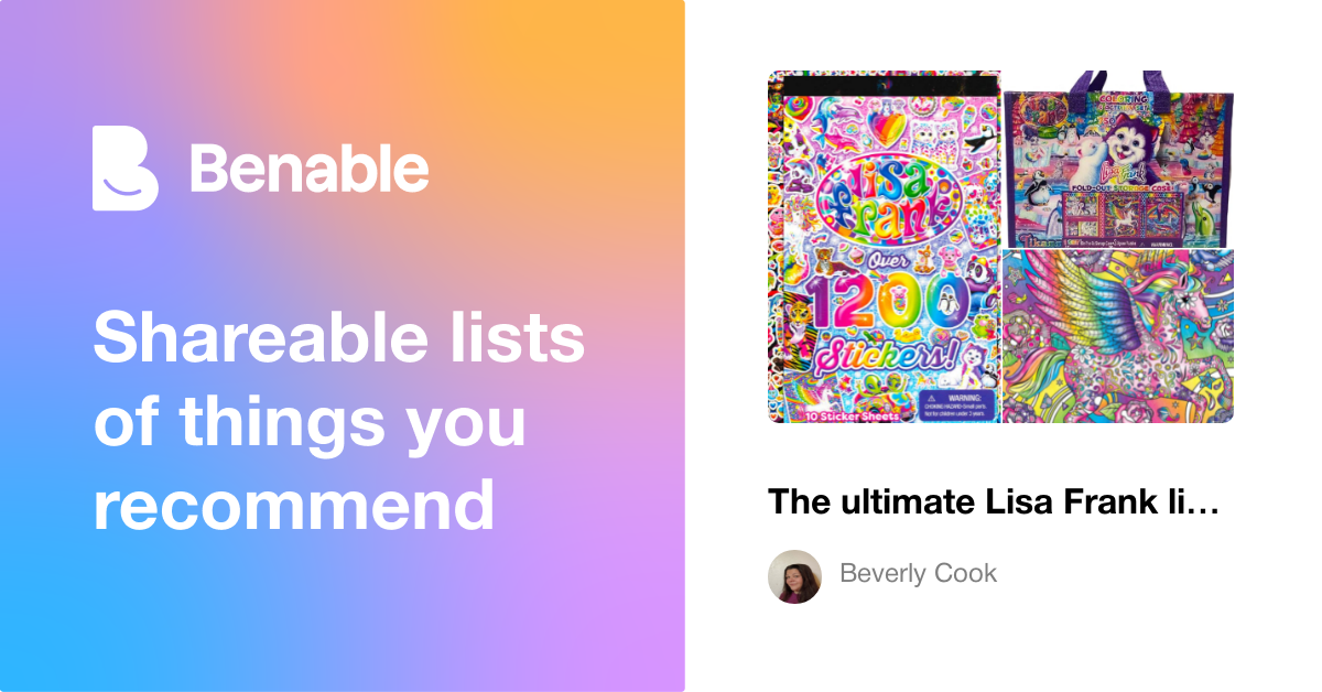 The ultimate Lisa Frank list (90s Kids will Freak out)