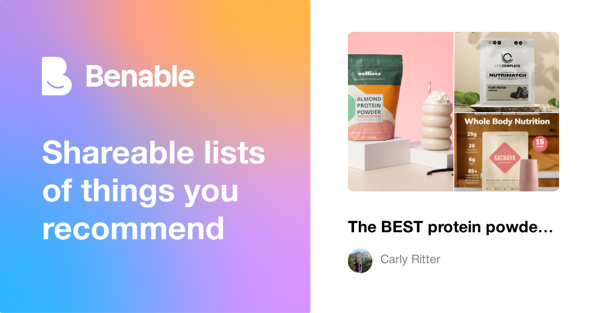 The BEST protein powders that are actually good for you