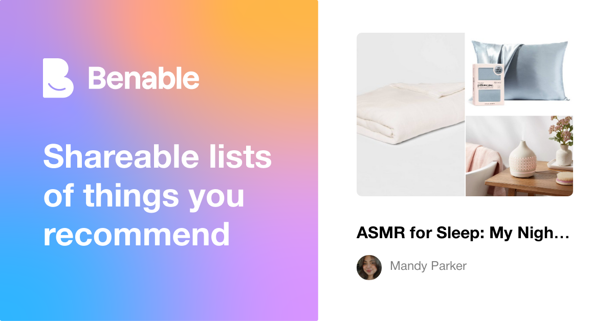 ASMR for Sleep: My Nighttime Routine Faves