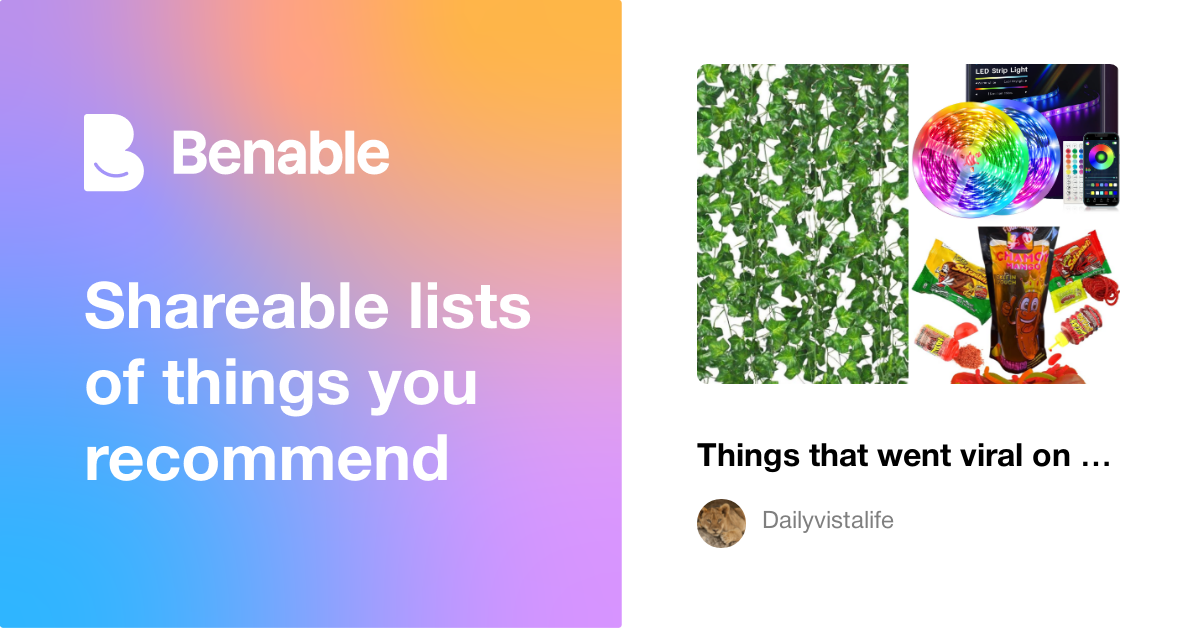 Things that went viral on Tic Tok. These things went viral for a reason!