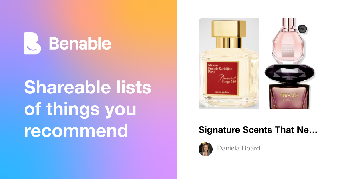 Signature Scents That Never Miss 🌸