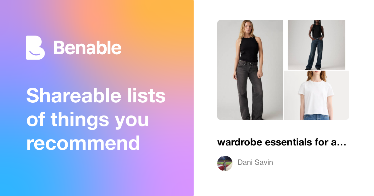 wardrobe essentials for an elevated college wardrobe