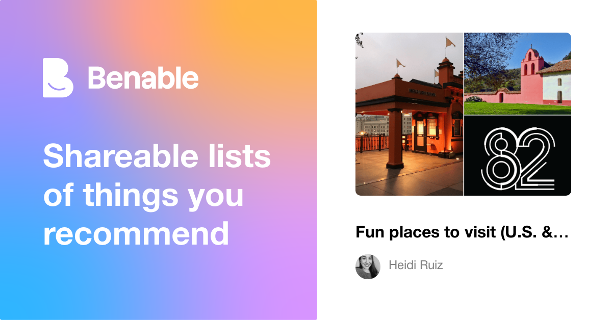 Fun places to visit (U.S. & MX)