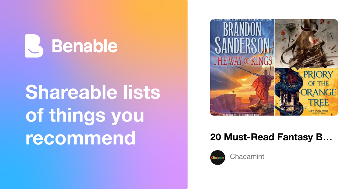 20 Must-Read Fantasy Books to Lose Yourself In