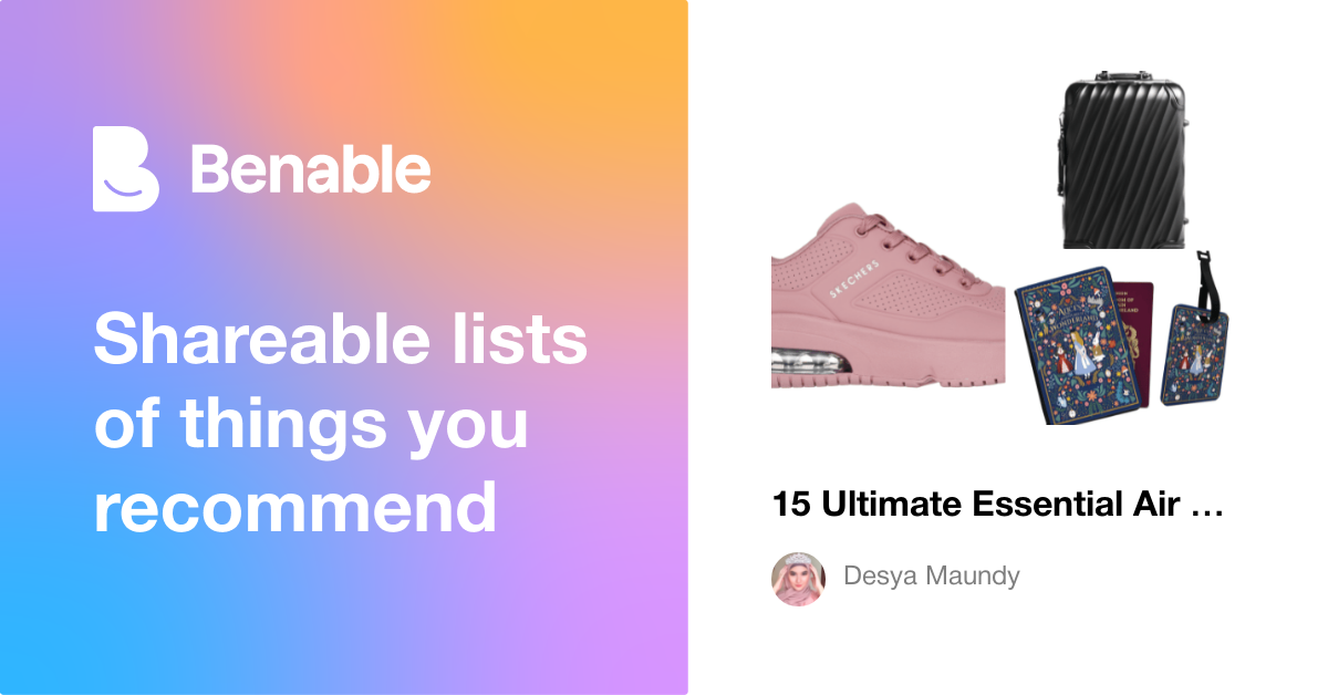 15 Ultimate Essential Air Travel Items Recommended by Flight Attendant