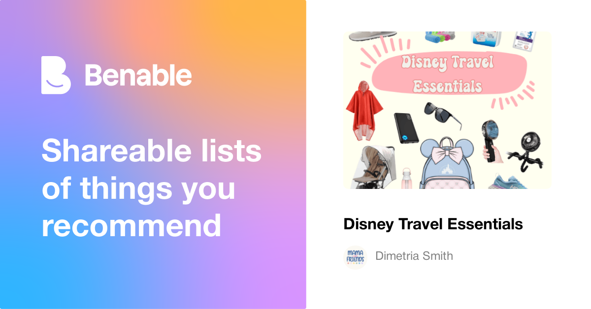 Disney Travel Essentials