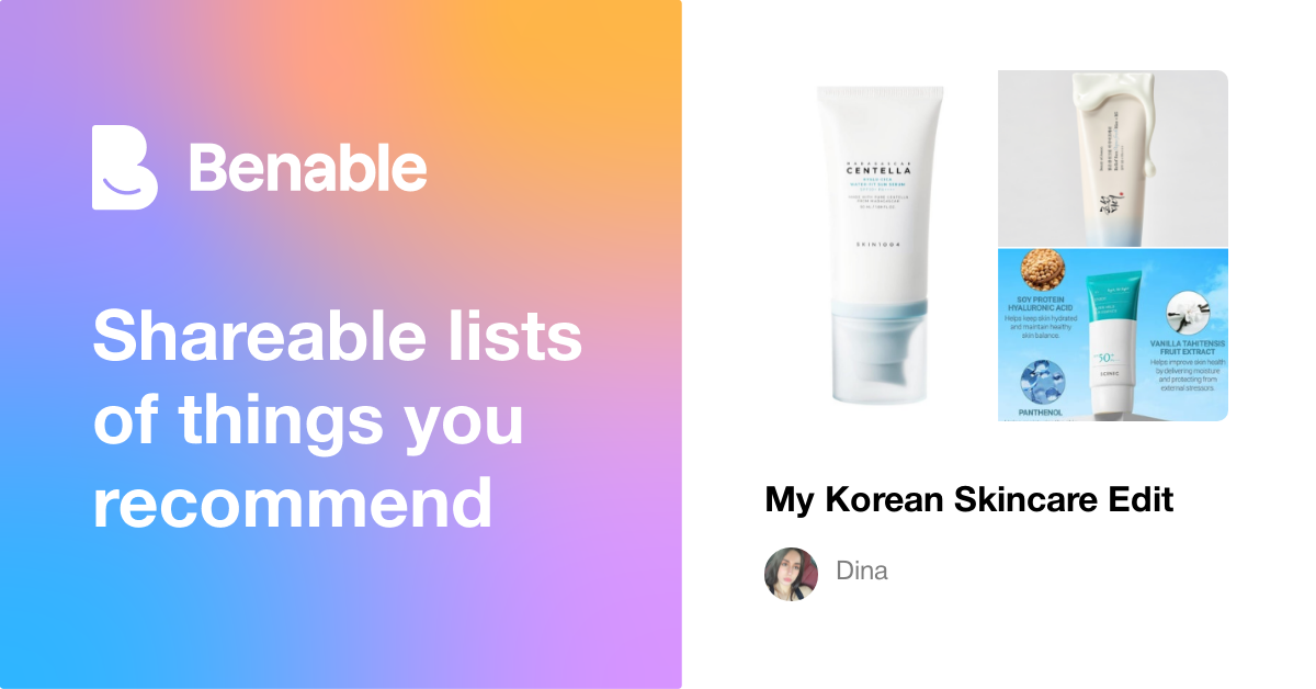 My Korean Skincare Edit 🧴
