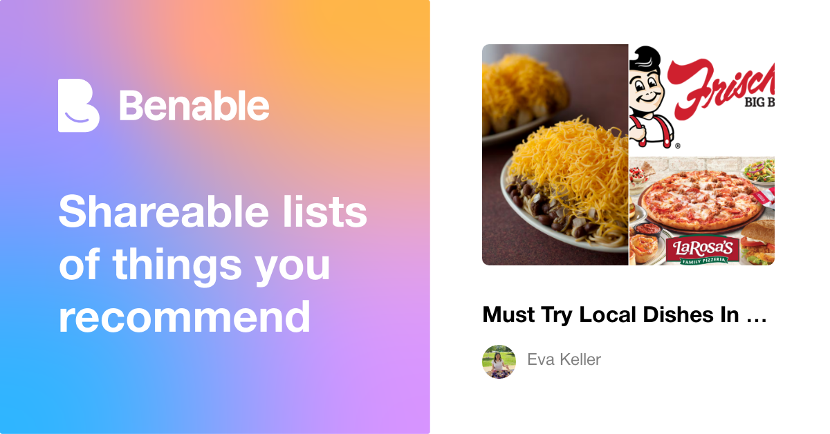 Must Try Local Dishes In Cincinnati