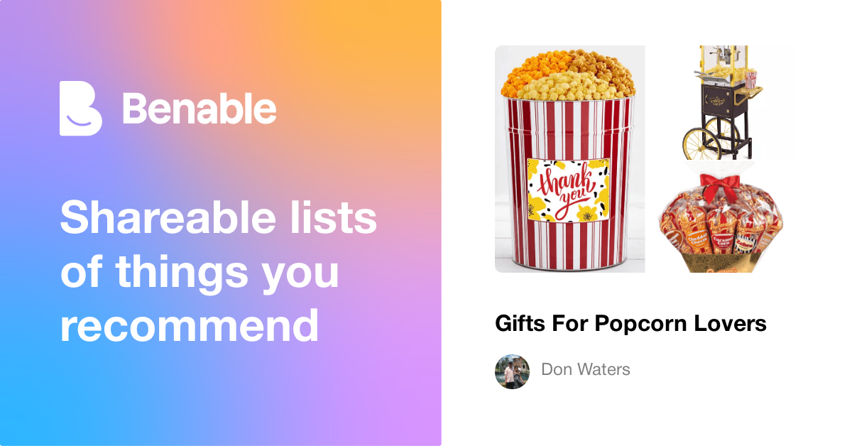 Gifts For Popcorn Lovers