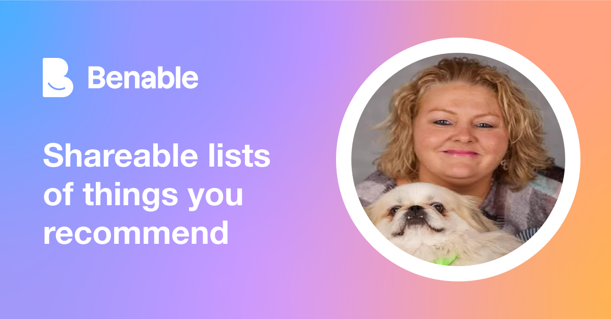 Everything @dooleypaws (Fran Dooley) recommends - Benable