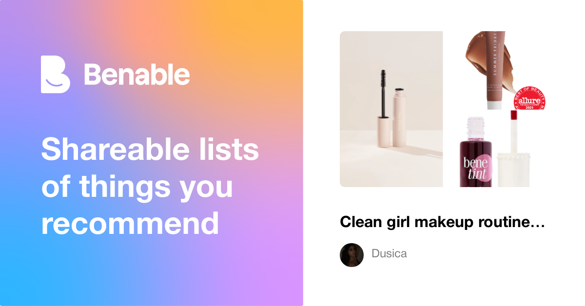 Clean girl makeup routine🧼🪞