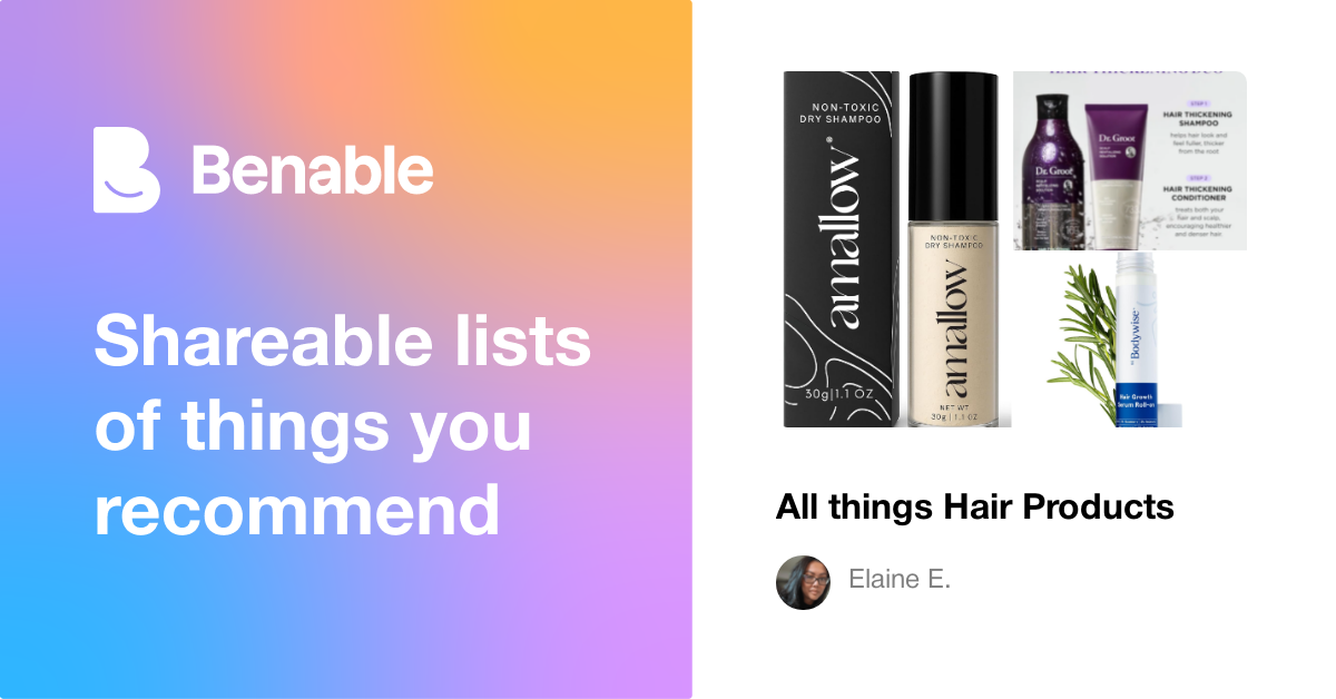 All things Hair Products
