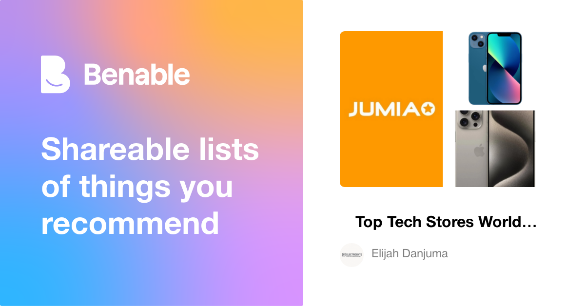 📱Top Tech Stores Worldwide