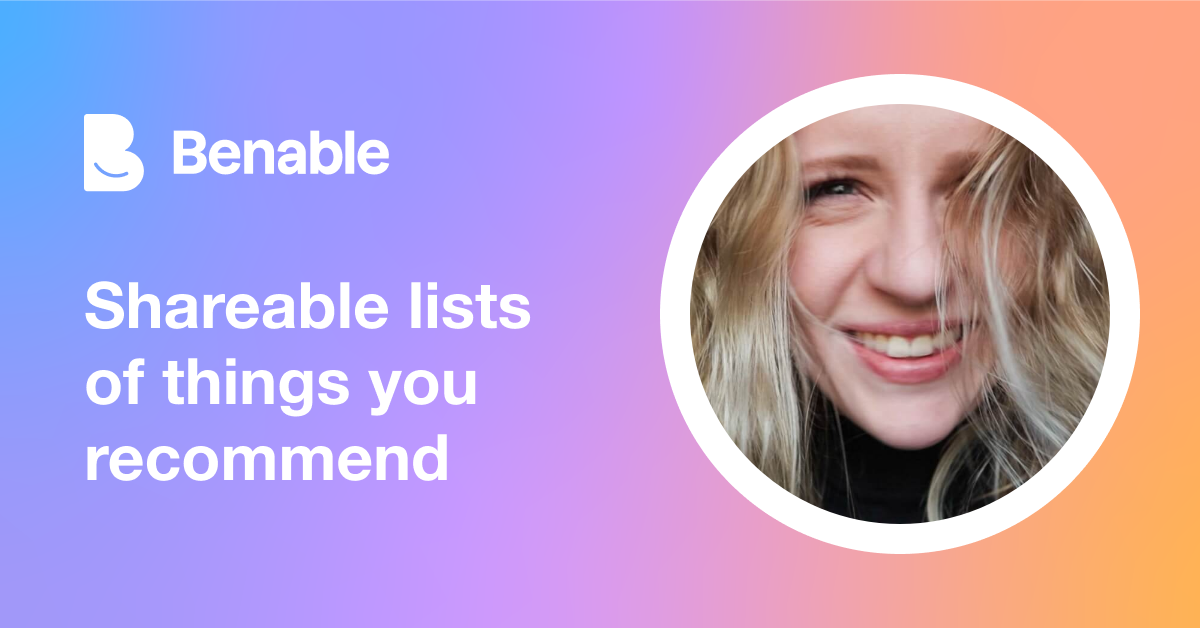 Everything @emilyhughes (Emily Hughes) recommends - Benable