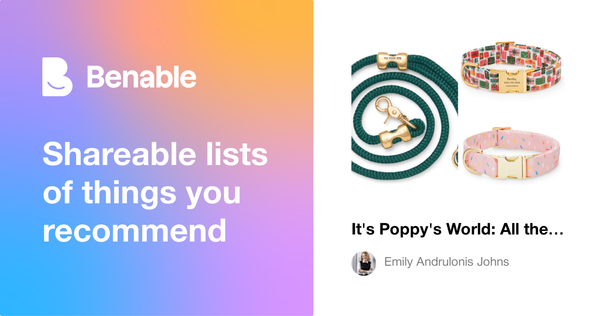 It's Poppy's World: All the things we love for our spoiled dog!