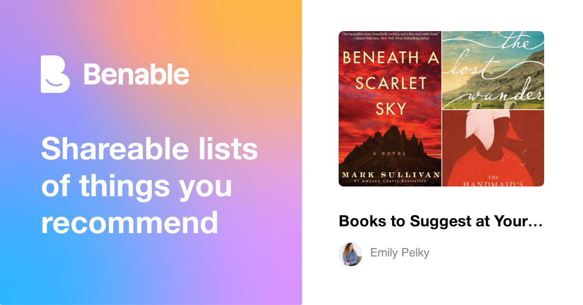 Books to Suggest at Your Book Club 📚