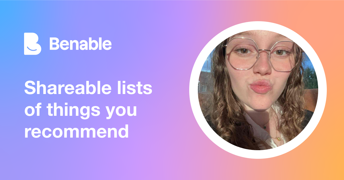 Everything @emma_be (Emma Bemelmans) recommends - Benable