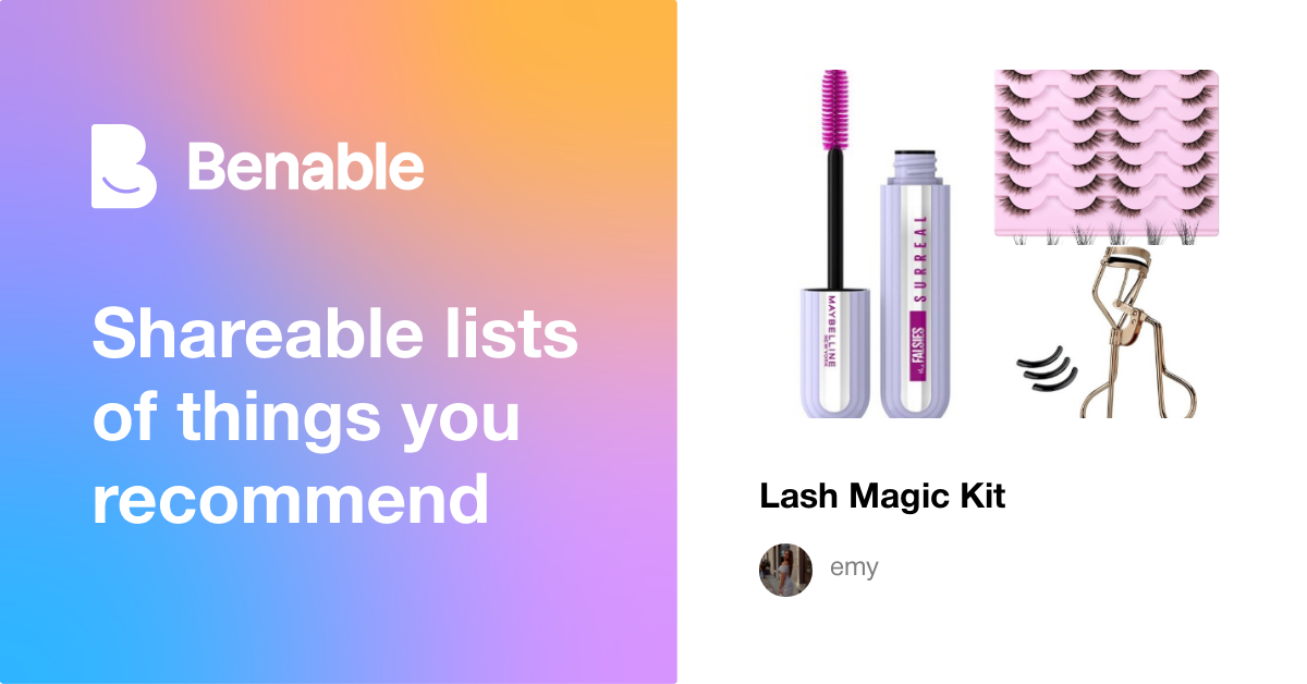 Lash Magic Kit 🪄