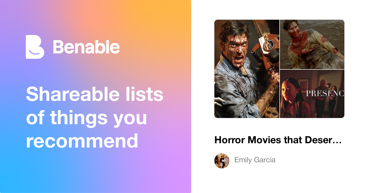Horror Movies that Deserve a Lot of Love