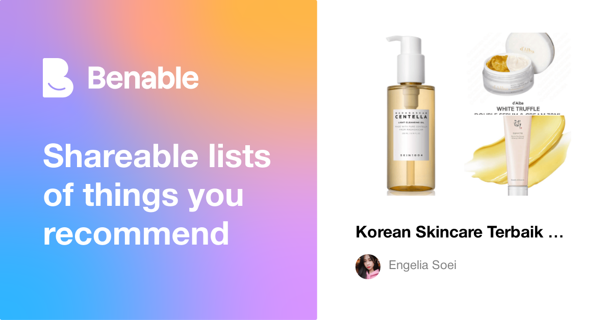 Korean Skincare Terbaik untuk Kulit Kering