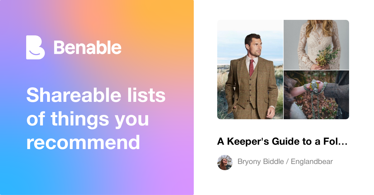 A Keeper's Guide to a Folklore Wedding
