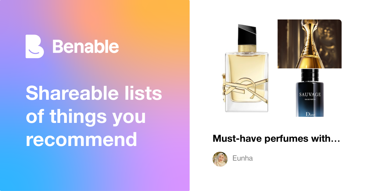 Must-have perfumes with long-lasting and refreshing scents